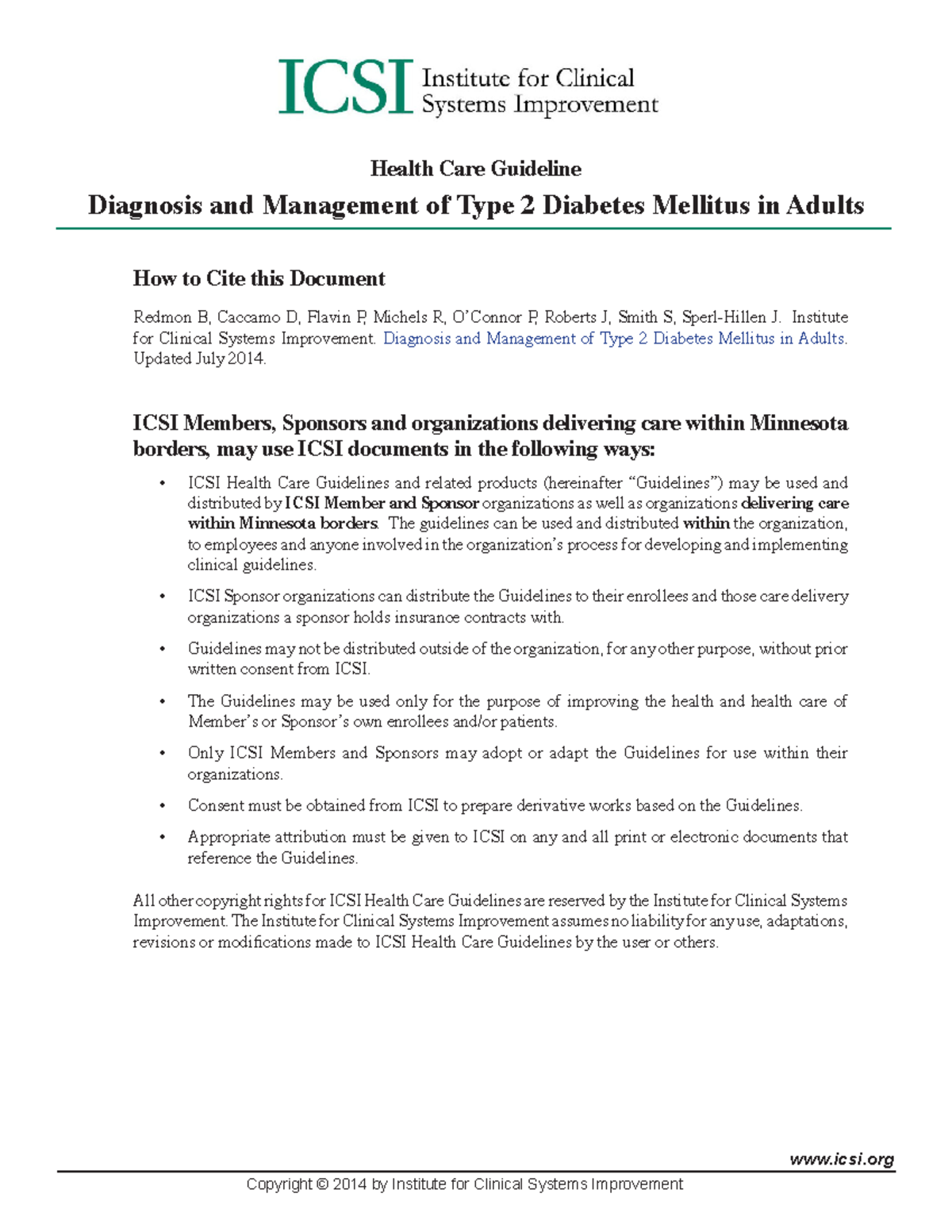 Diagnosis & Management of T2DM in Adults: Etiology & Pathogenesis ...