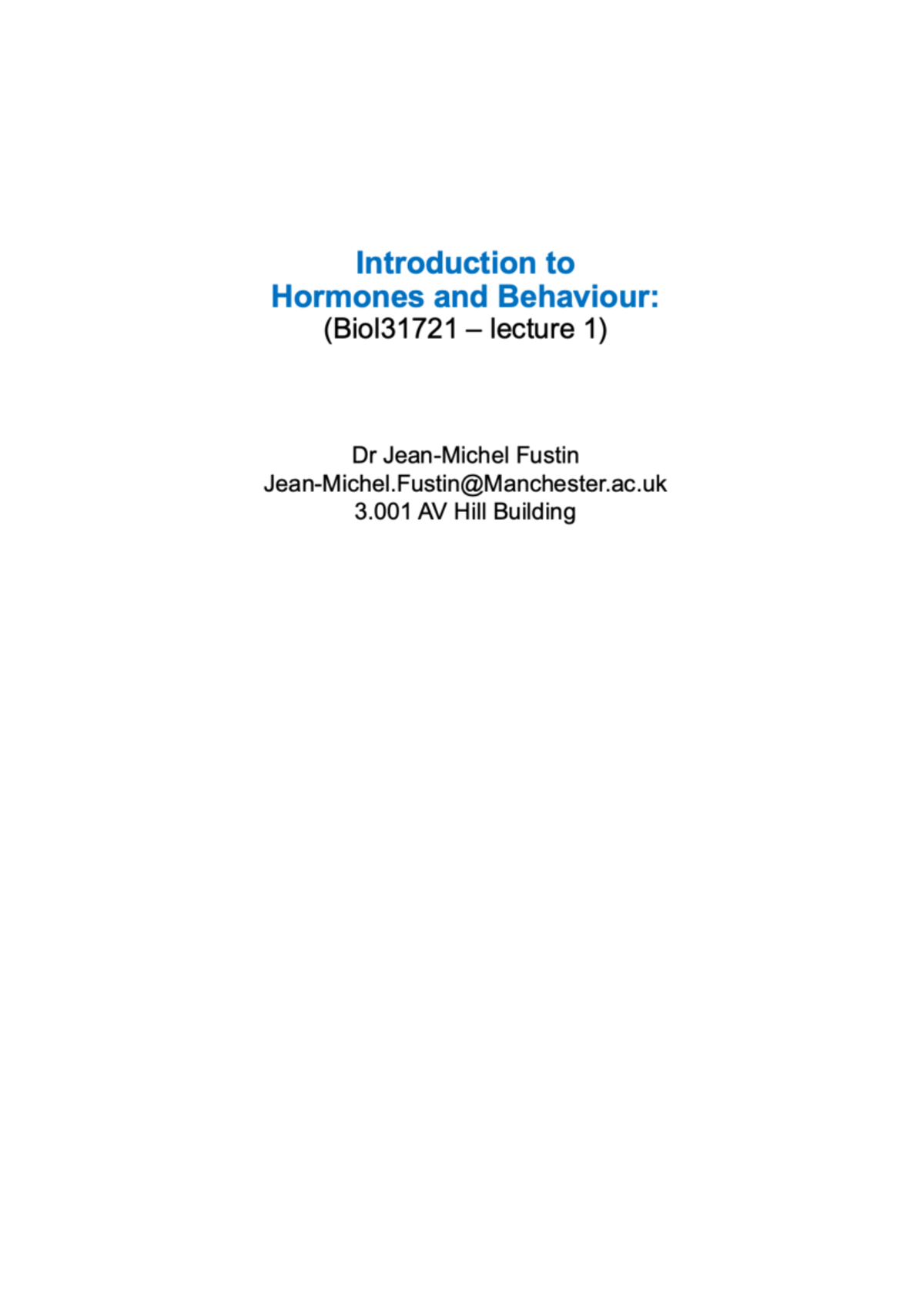 Lecture 1 Notes: Introduction to Key Concepts - Studocu