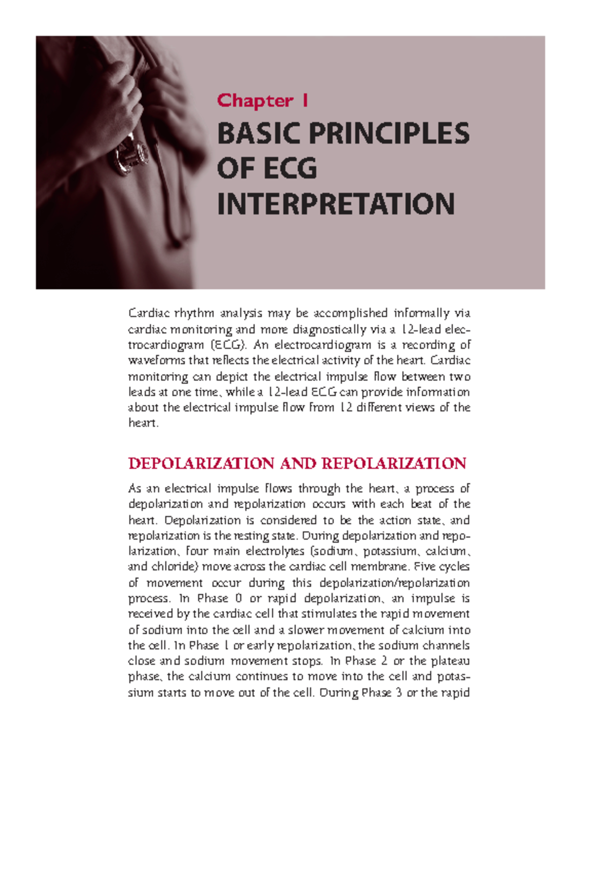 Basic Principles of ECG Interpretation - Course Code: ECG 101 - Studocu