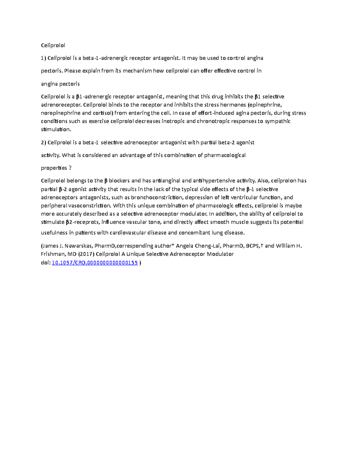 Celiprolol: Mechanisms & Benefits - Poster Presentation Insights ...