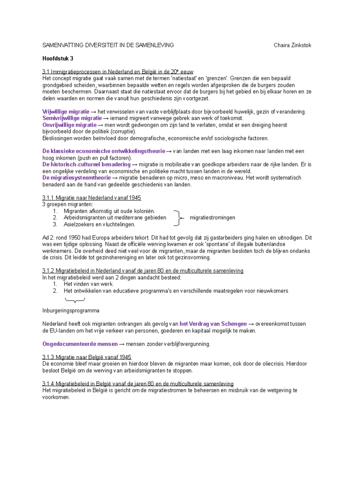 Tijdlijn Migratie - Immigratieprocessen in Nederland Migranten uit de oude koloniën 1946-1962 ...