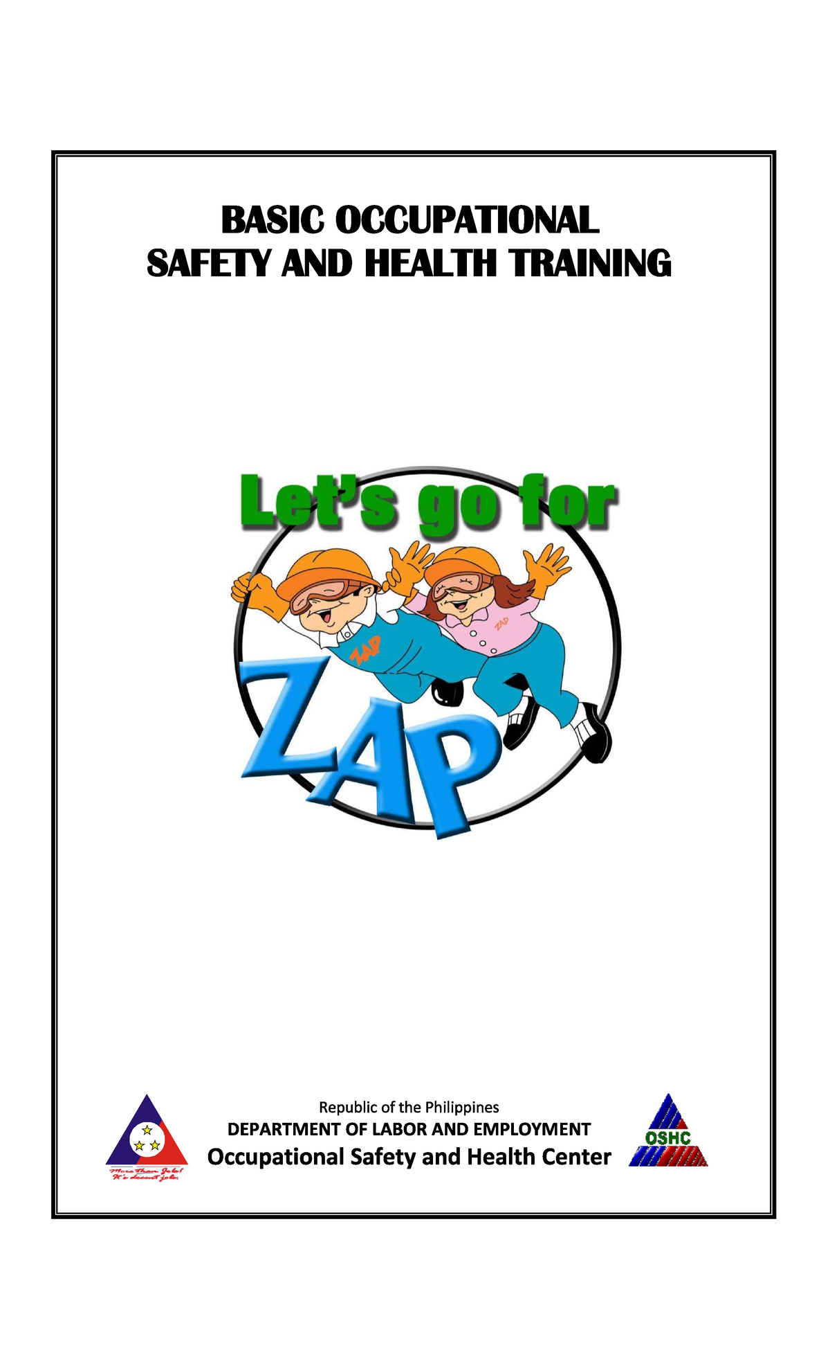 BOSH - Basic Occupational Safety and Health Training Overview - Studocu