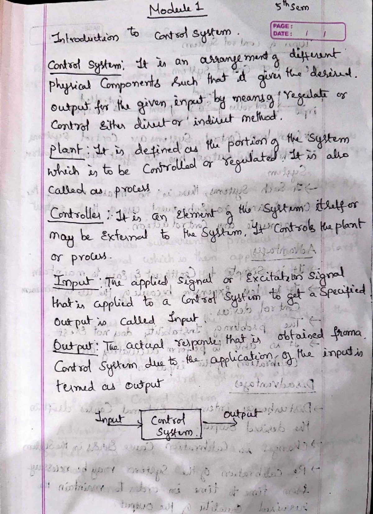 Module 1 CTVI - Overview of Control Systems and Their Types - Studocu