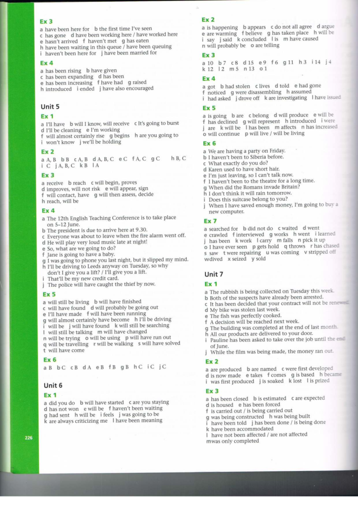 Key Unit 5-71: Essential Grammar Exercises and Notes - Studocu