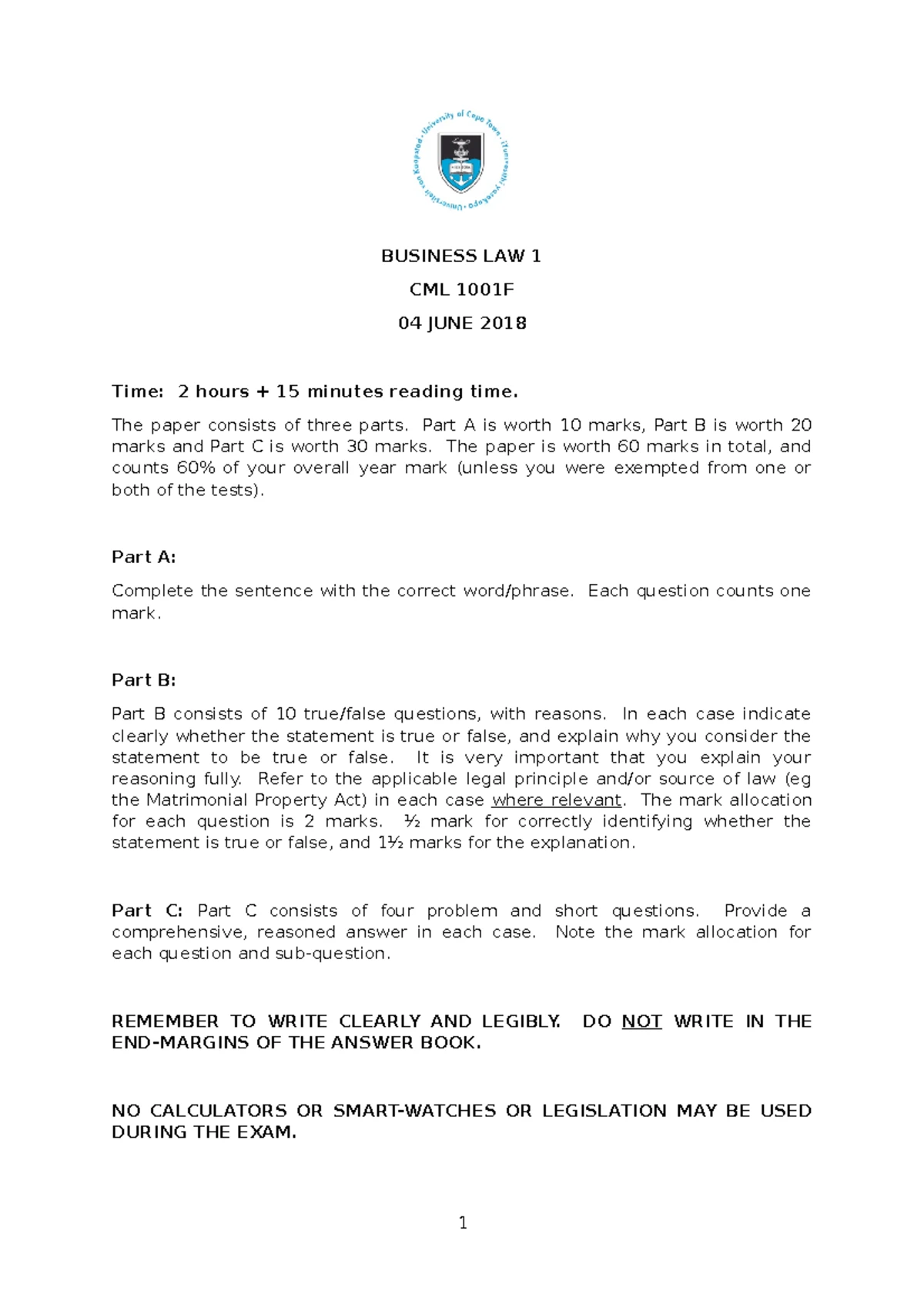 Credit Agreements - NCA - Section 3: Credit Agreements The NCA is the ...