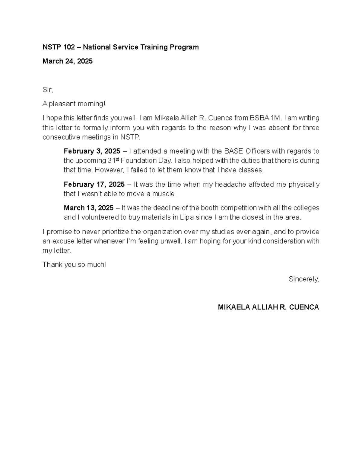 NSTP - additionla information for research - NSTP 102 – National ...
