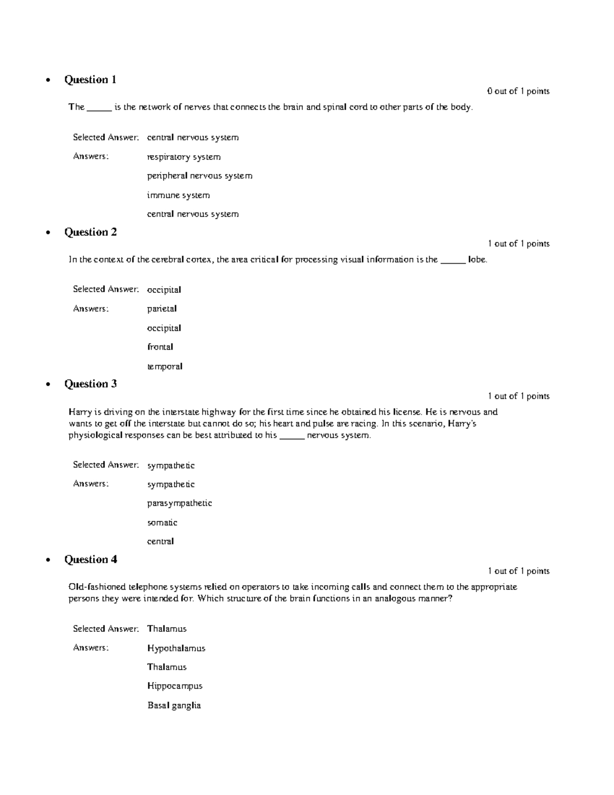 Quiz 3 - Neuroscience Concepts and Terms - Studocu