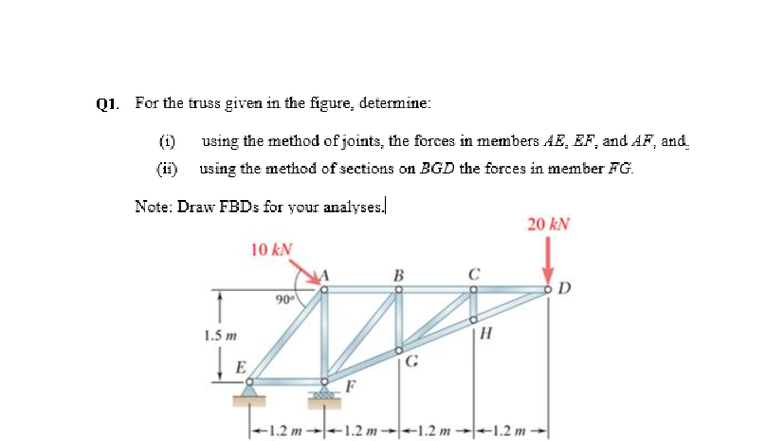More Practice Examples on Truss, Frame & Machine (ENGR 101) - Studocu