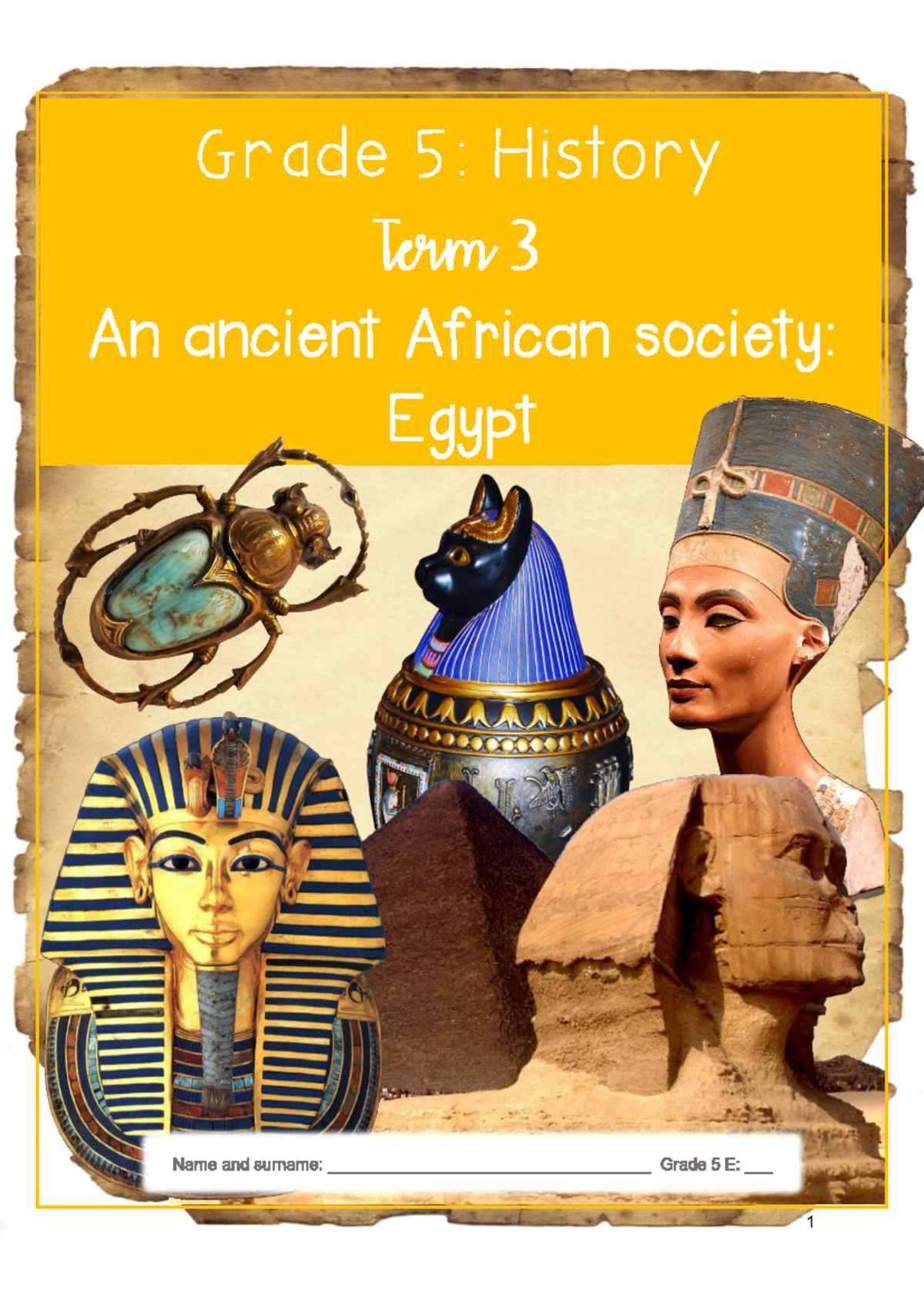 Term 4 History: Exploring Ancient Egypt's Civilization & Culture - Studocu