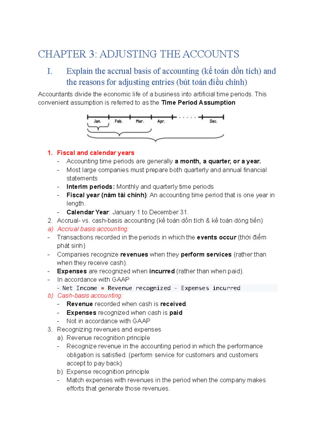 Chapter 3: Adjusting Entries and Accrual Accounting Principles - Studocu
