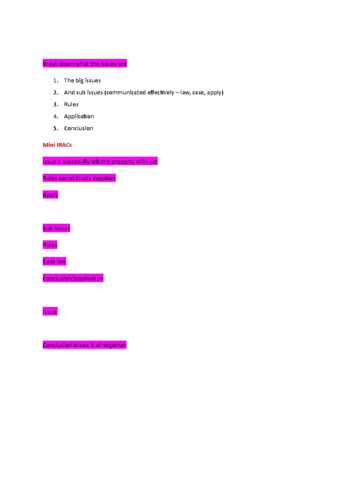 Pro L - Notes on Lost and Found Property Law Concepts - Studocu