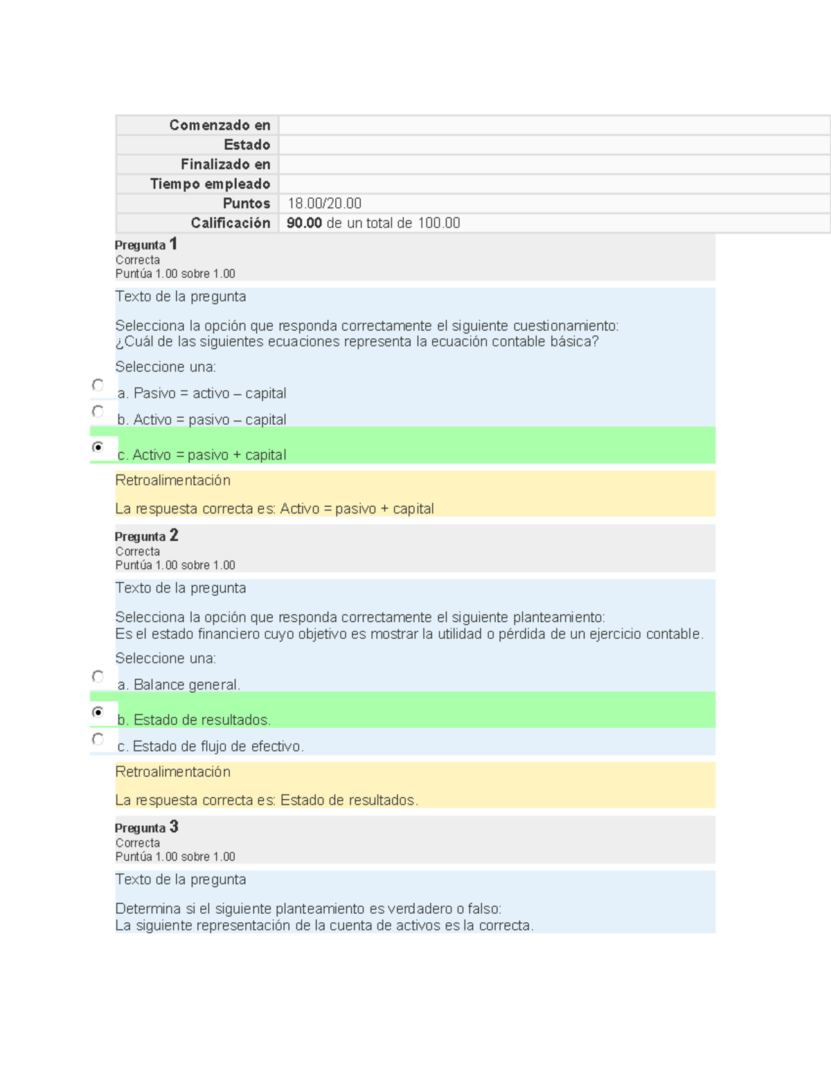 Examen Final de Contabilidad 2 - Repaso y Respuestas Correctas - Studocu
