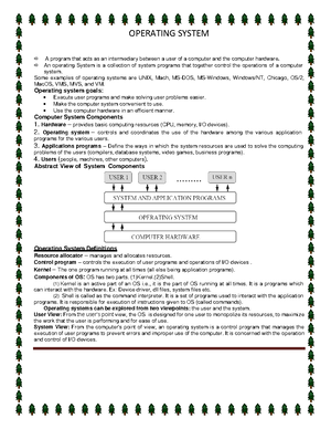 OS Question Bank - VISVESVARAYA TECHNOLOGICAL UNIVERSITY BELAGAVI OPERATING SYSTEMS QUESTION ...