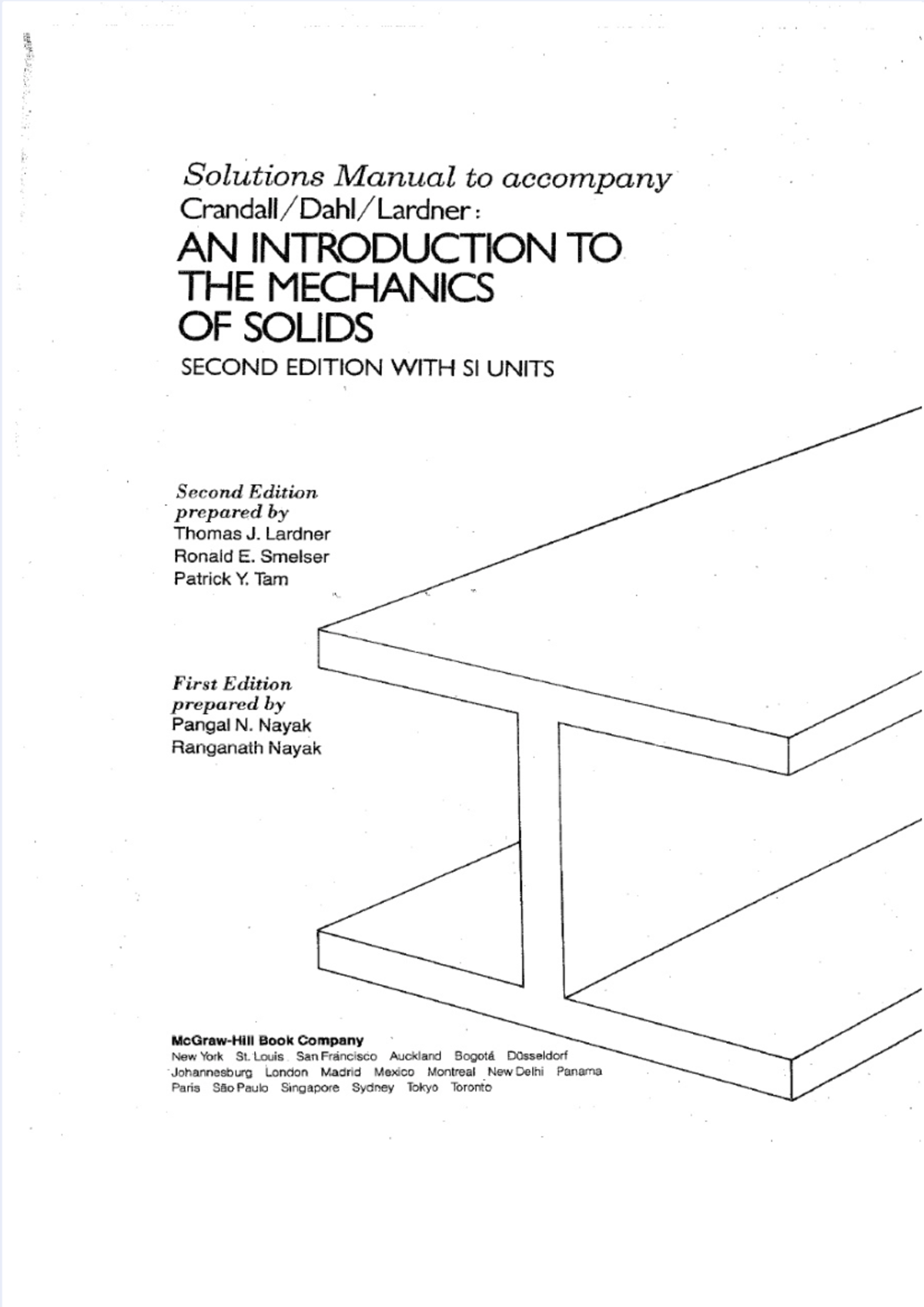 Solid Mechanics Solutions - Chapter 1 (Crandall) - Studocu