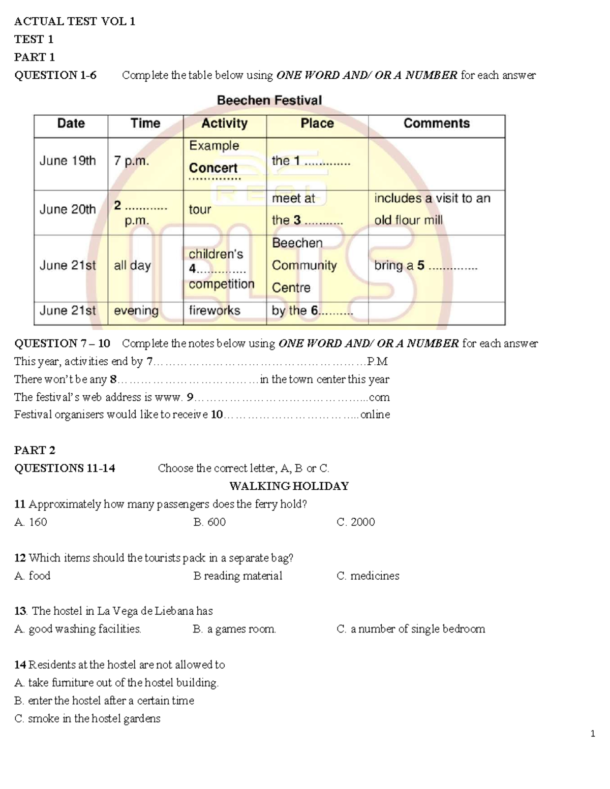 16-17HK2 Nnltc-2 - Practice Test Volume 1 Overview - Studocu