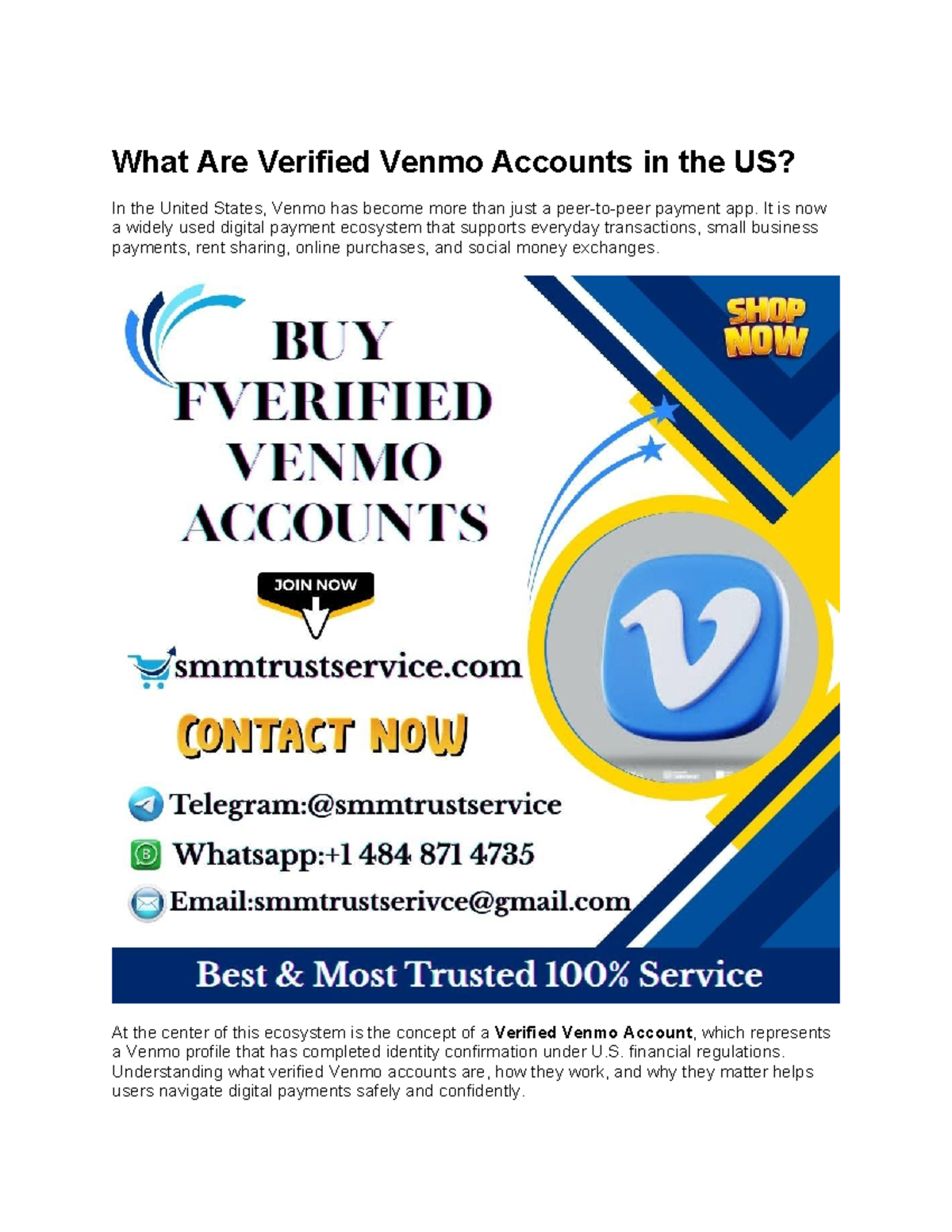 Understanding Verified Venmo Accounts in the US: Security & Compliance ...