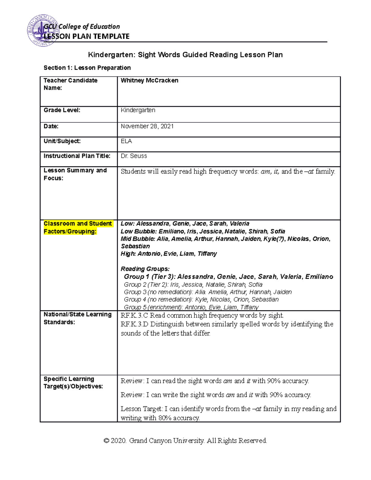 SPD 200 T5 Differentiating Instruction - LESSON PLAN TEMPLATE ...