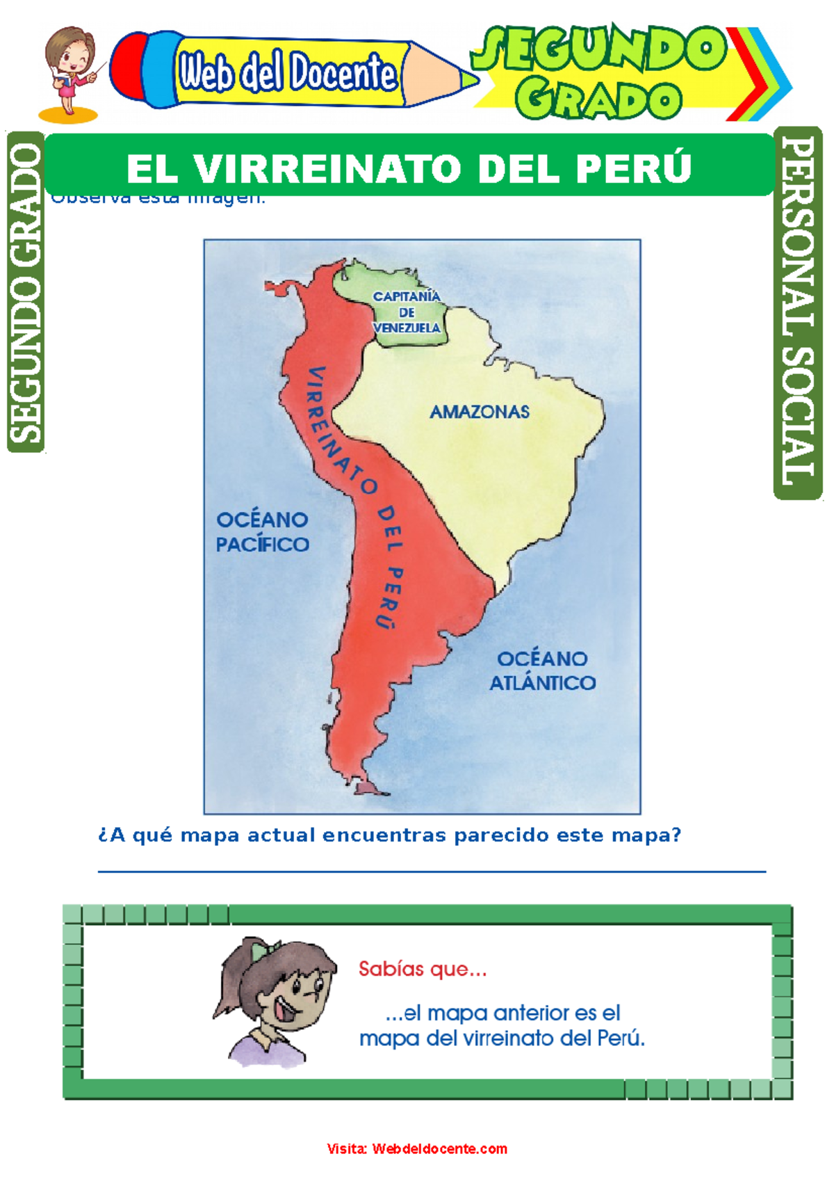 El Virreinato del Perú: Lecciones y Actividades para 2do Grado - Studocu