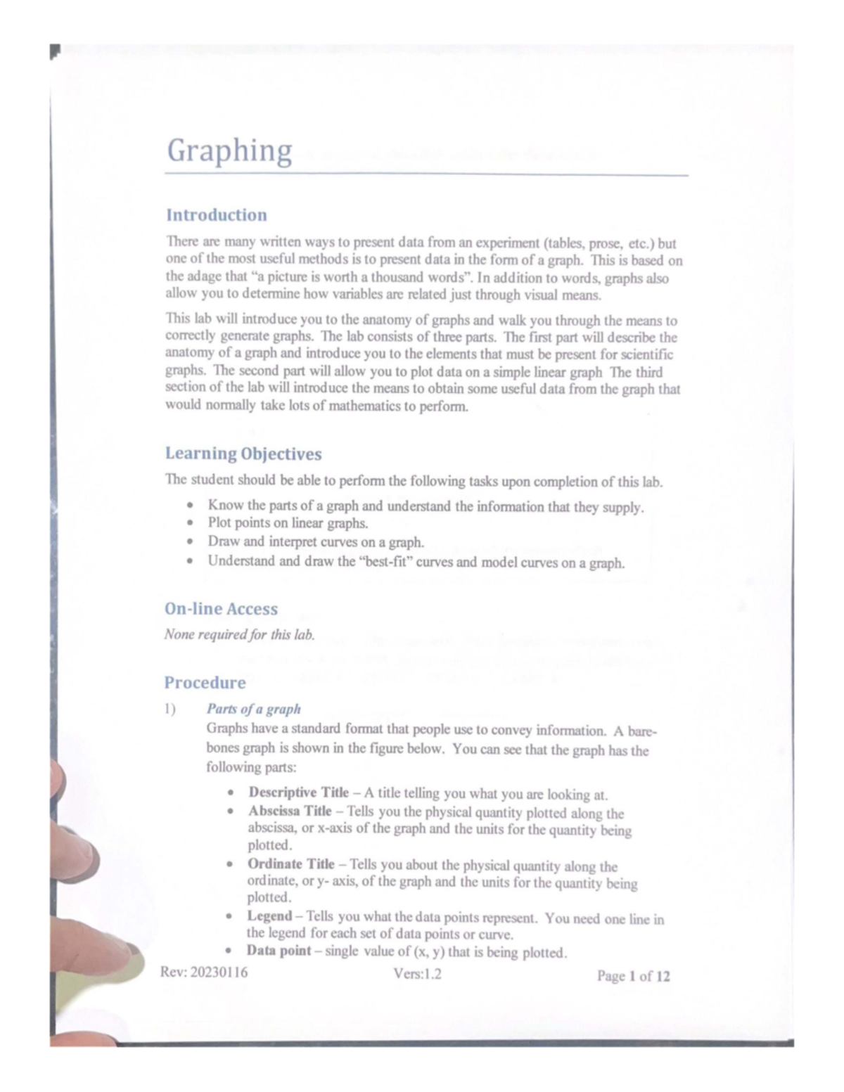 Graphing Basics: Understanding and Creating Scientific Graphs - Studocu