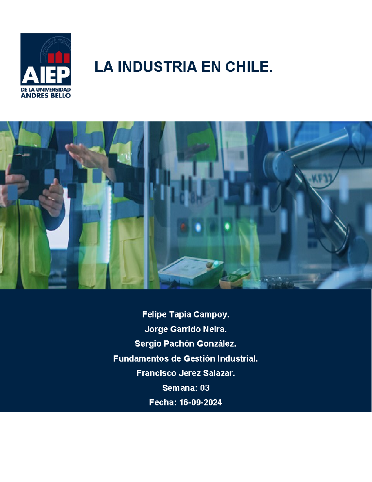 Industria Chilena en el Siglo XX - Semana 3 Análisis - Studocu