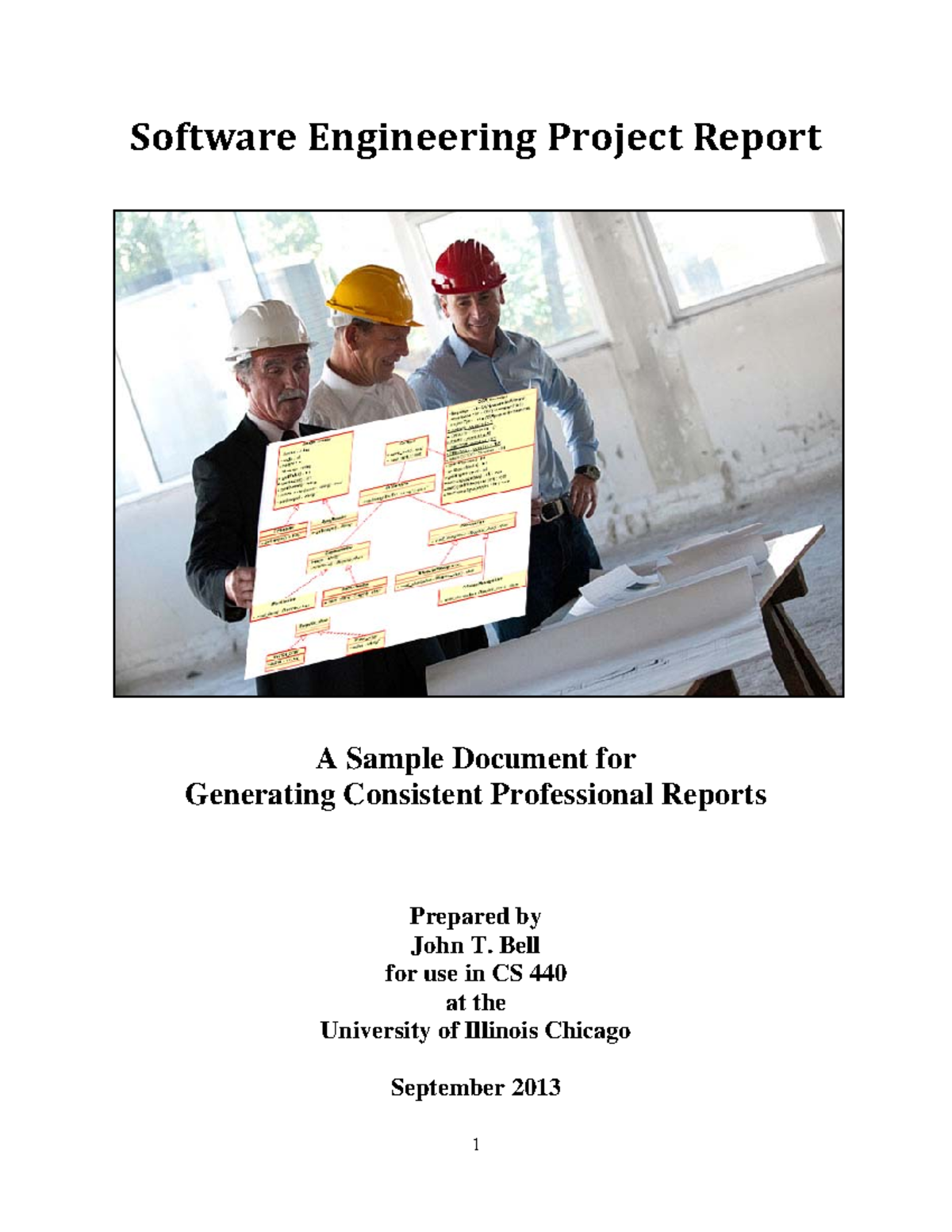 CS 440 Software Engineering Project Report Template Guide - Studocu