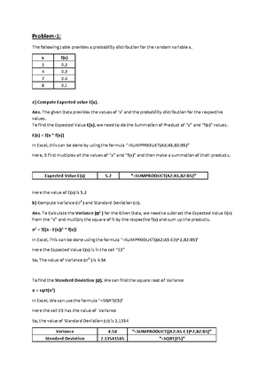 [Solved] Case study The US Department of Transportation As part of a study - Statistical ...