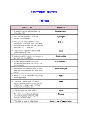 Prelims Transes - Lecture notes 2-4 - BASIC ANATOMICAL TERMINOLOGY ...