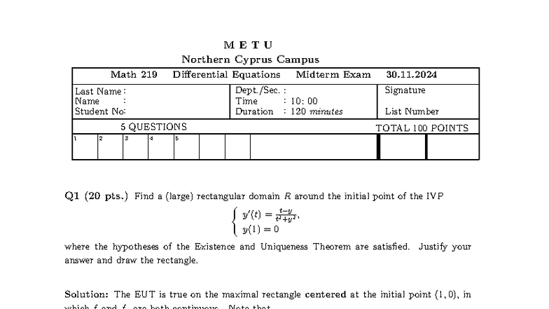 219 M Sol F24 - midterm - Dept./Sec. Time Duration Signature List ...