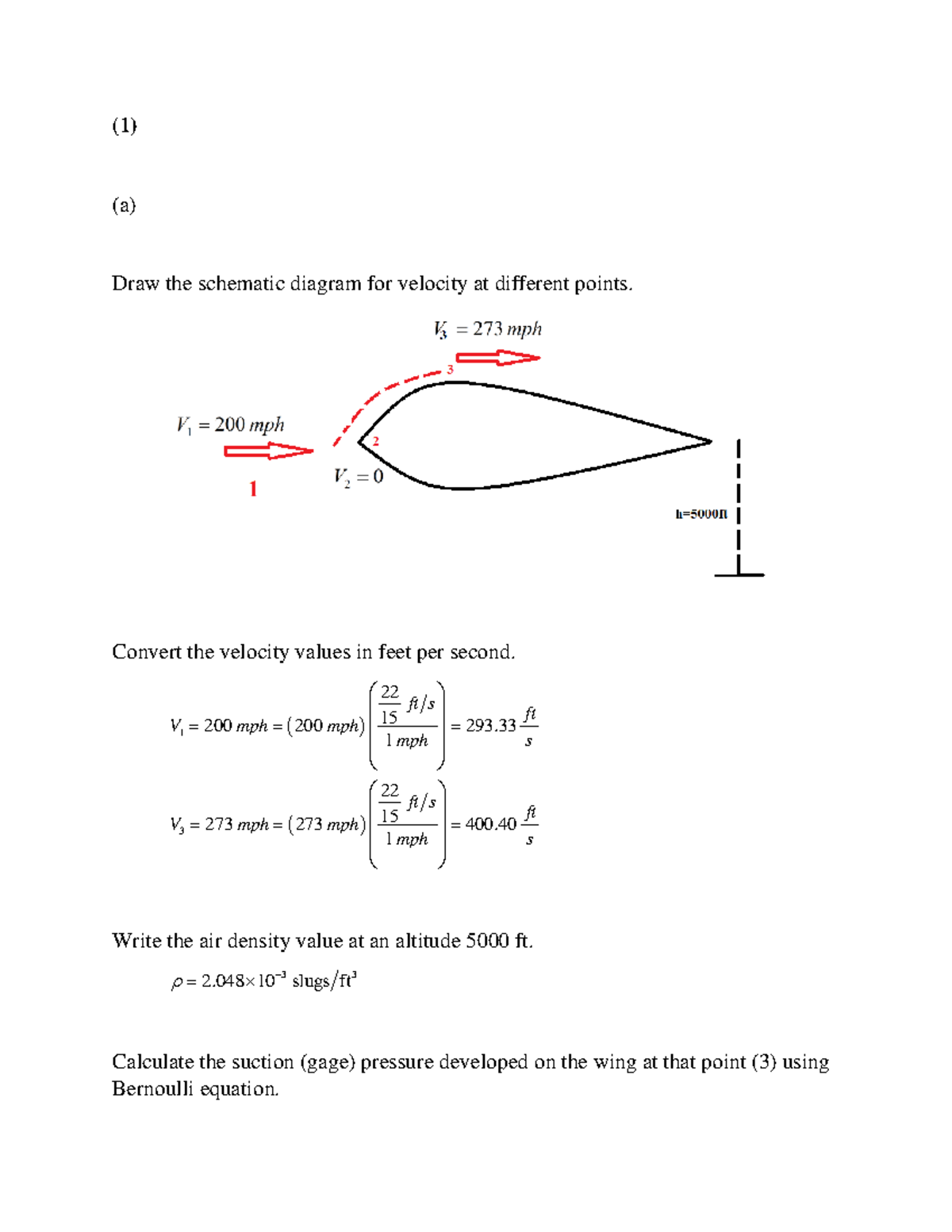 Fluid Dynamics Analysis: Bernoulli's Equation Applications (ENGR 101 ...