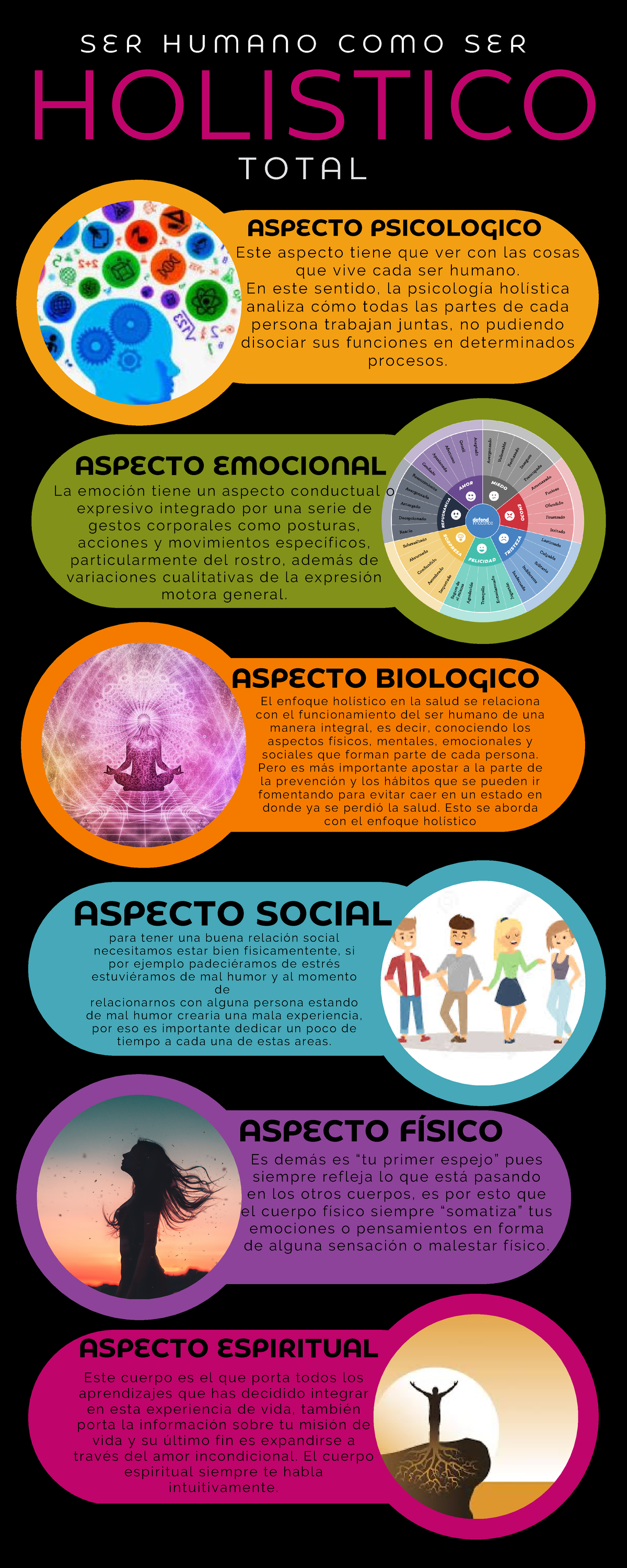 Infografia: ser humano holístico 1 - HOLISTICO ####### S E R H U M A N ...