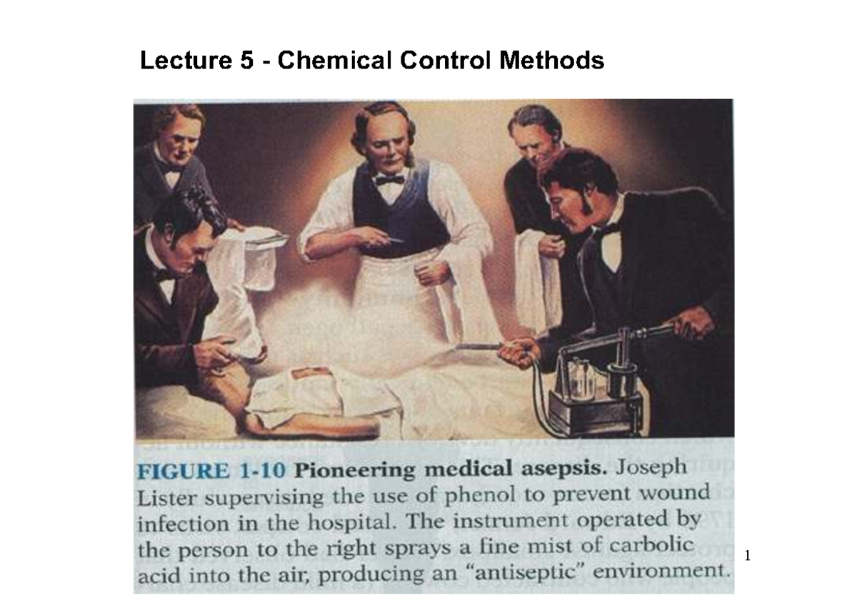 Chemical Control Methods in Microbiology - MICR221 Lecture 5 Notes ...