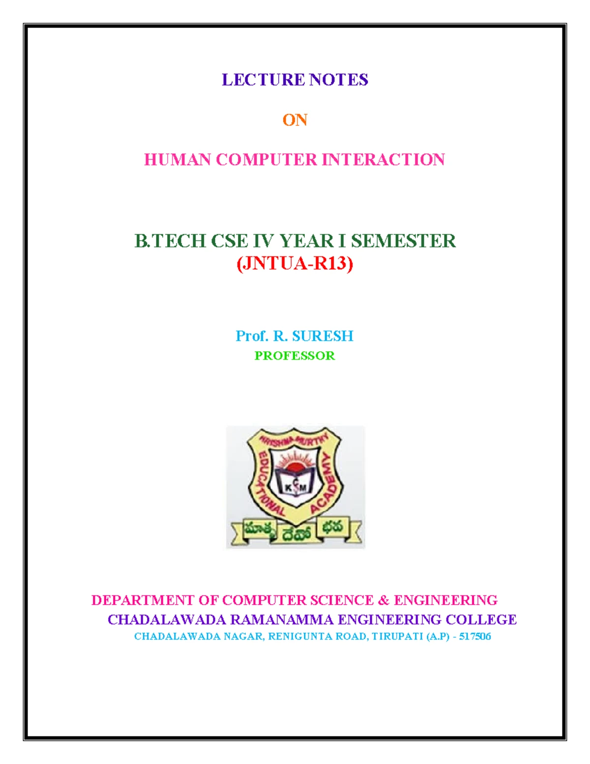 Python Notes Unit 1 - Computer Science - AKTU - Studocu