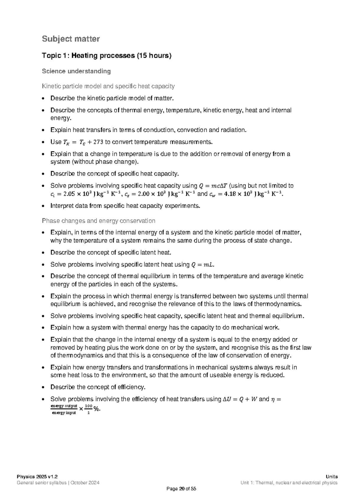 Unit 2: Linear Motion and Waves - Physics 2025 Syllabus Overview - Studocu