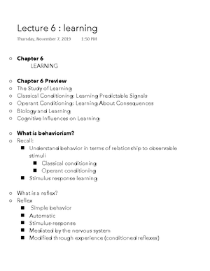 Test Q 2019, questions and answers - Test Bank Chapter 1: Cognitive ...