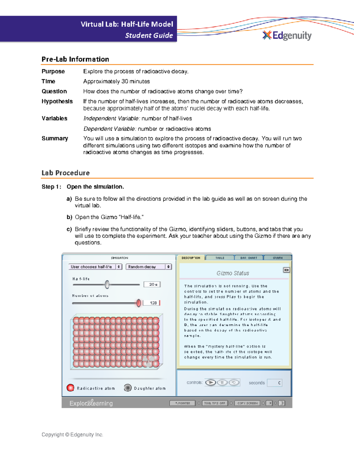 8301 11 02 Virtual Lab: Understanding Half-Life through Simulations ...