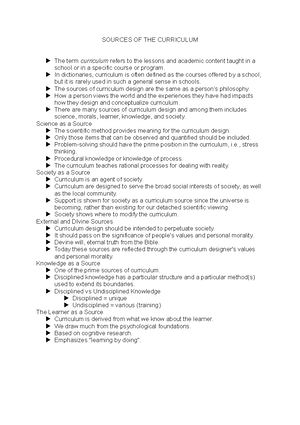 Participants In Curriculum Development and Planning - PARTICIPANTS IN ...