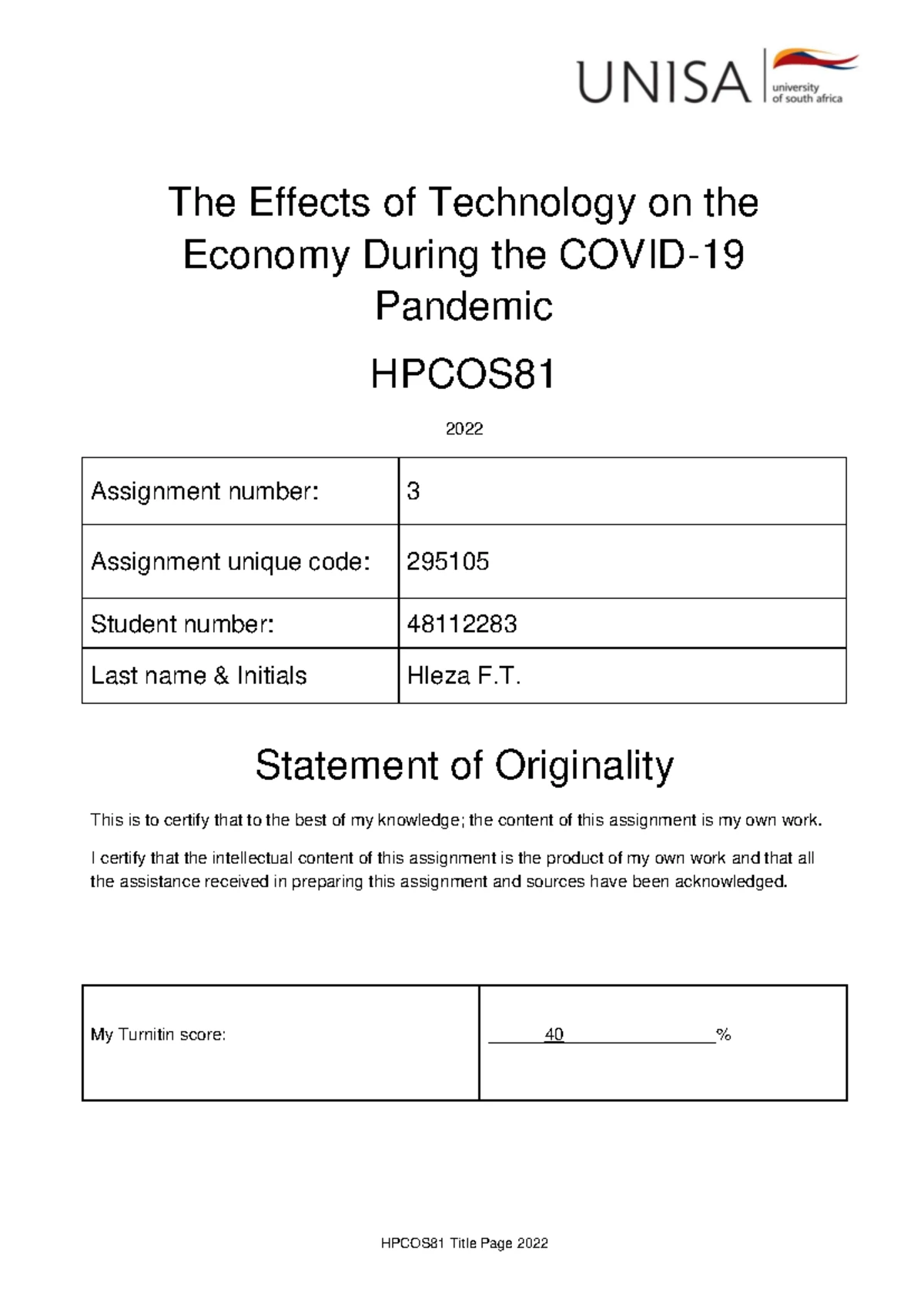 Unisa Proposal Writing - A guide for staff and students Developed by Prof Jana Olivier For the ...