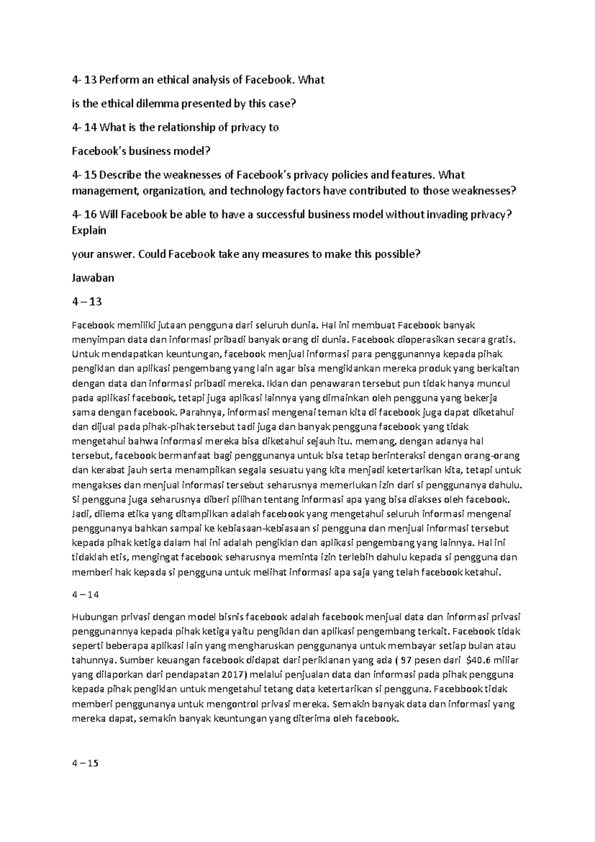 Tugas STI 2 - Assignment of System and Information Technology week 2 - 4- 13 Perform an ethical ...