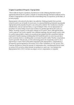 Accession - Introduction to the Law of Property - ACCESSION Accession ...