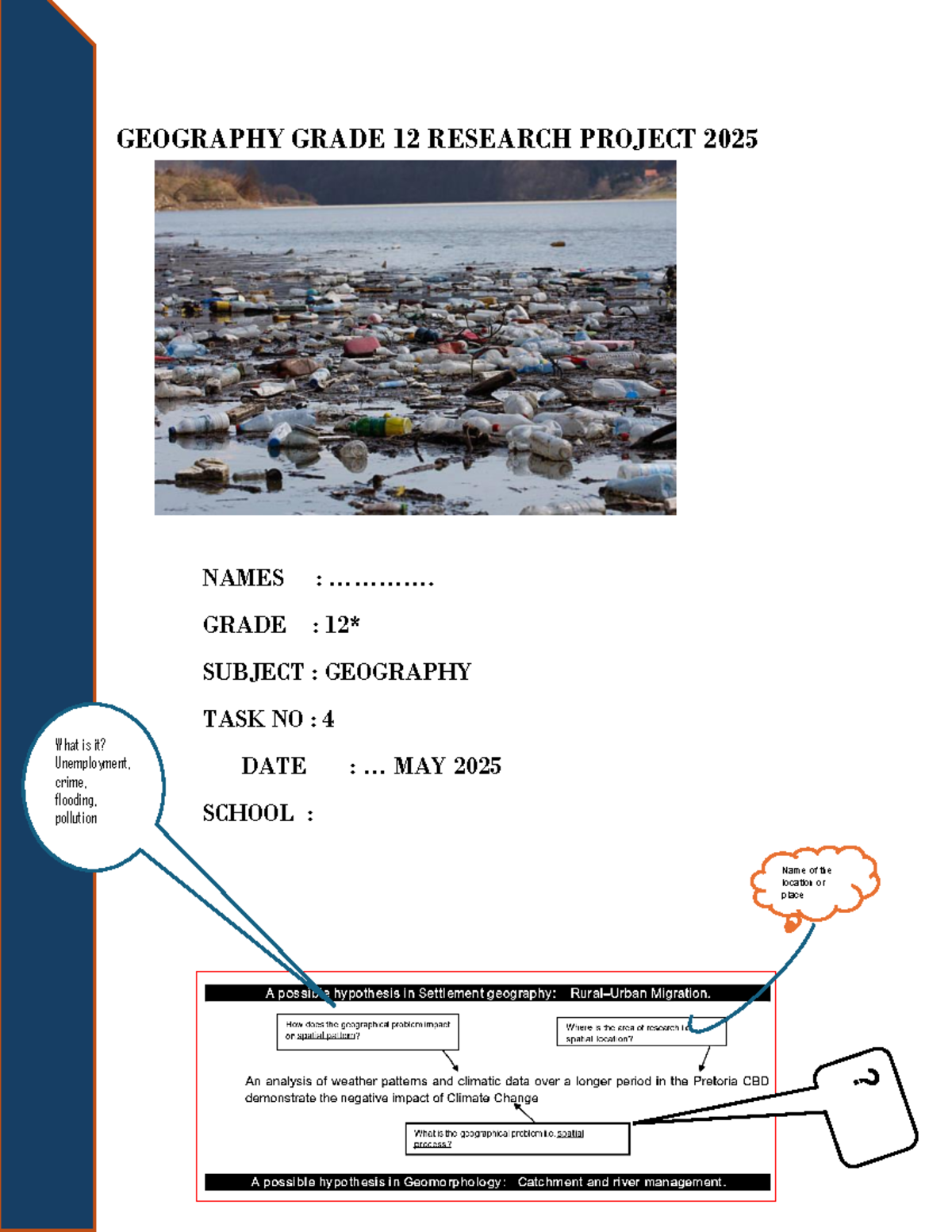 Document - Need clarity on how to write an assignment - GEOGRAPHY GRADE ...