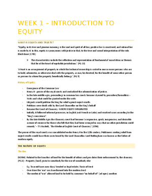 [Solved] What case outlines what a chose in possession is - Equity and ...