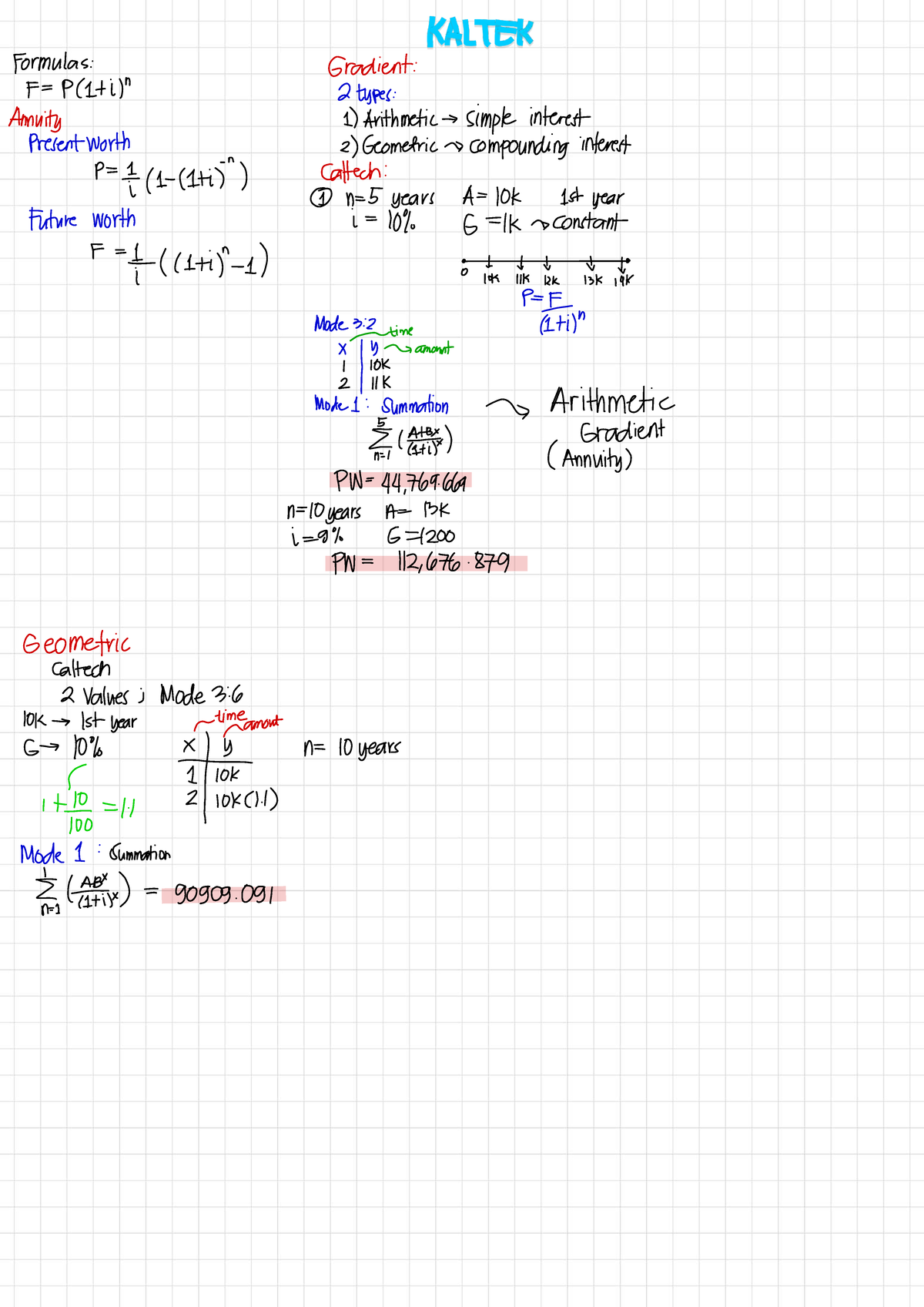 MSTE 2023: Techniques in Correlation and Annuity Calculations - Studocu