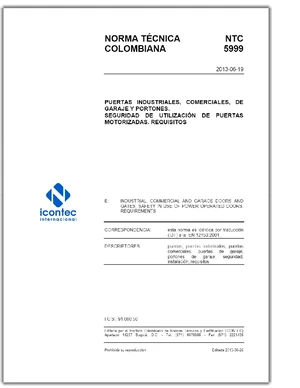 Revisión Técnica NTC 5926-1: Inspección de Ascensores Eléctricos y Hidráulicos - Studocu