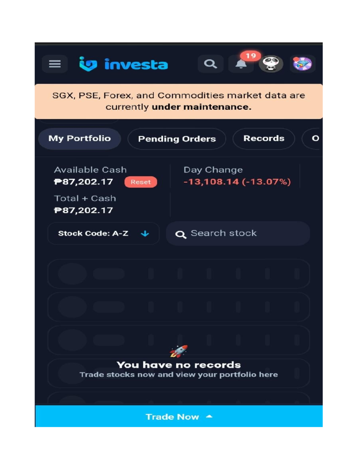 Journal - Hwhshhwh - 19 investa SGX, PSE, Forex, and Commodities market ...
