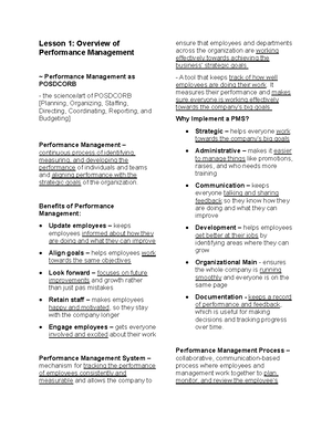 PMS Lesson Material for Meetings 1 & 2 - Lesson Material for Meetings 1 ...