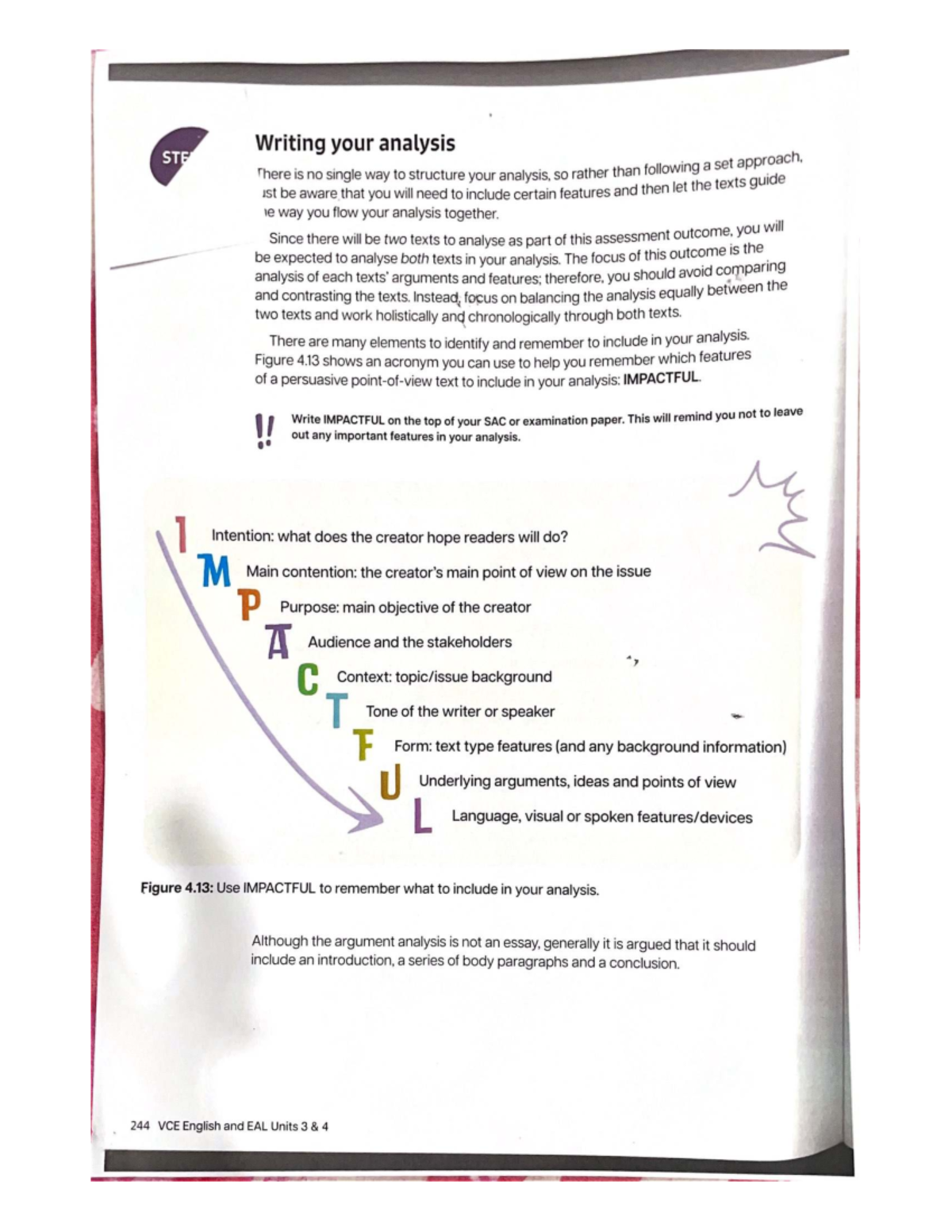 VCE English & EAL Units 3-4: Argument Analysis Guide - Studocu