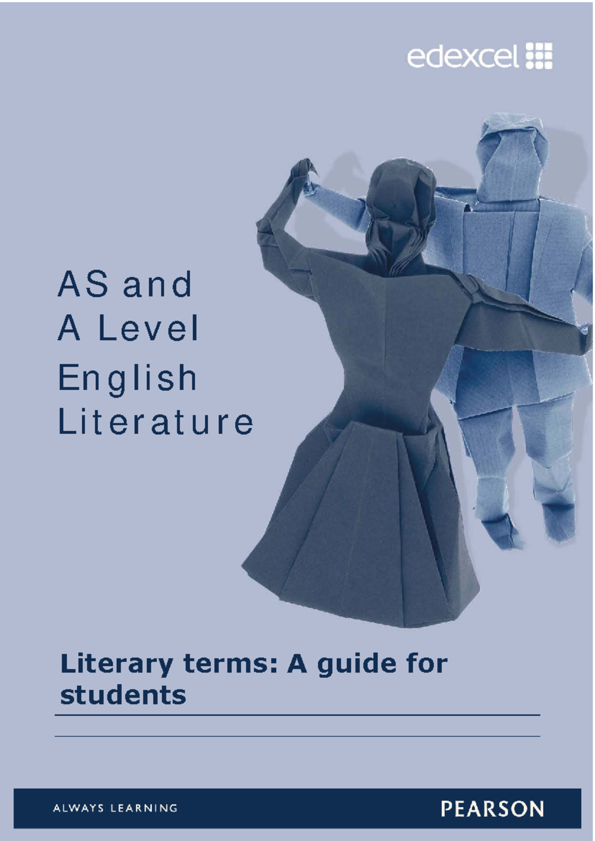 AS and A Level English Literature: Literary Terms Guide - Studocu