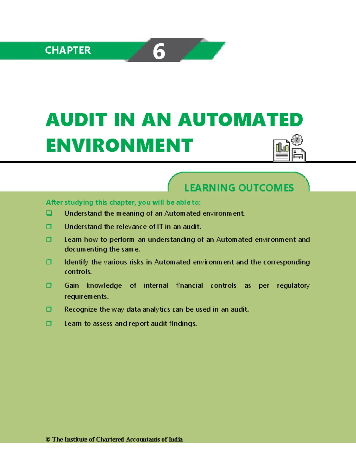 Chapter 8 - Analytical procedures - LEARNING OUTCOMES ANALYTICAL ...