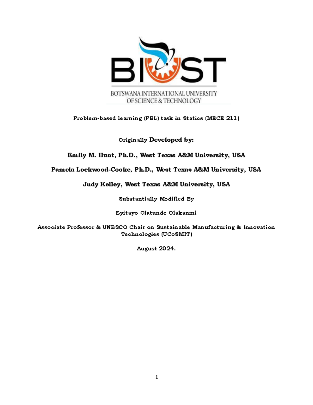 MECE 211 - PBL Assignment on Water Rocket Design & Launch - Studocu