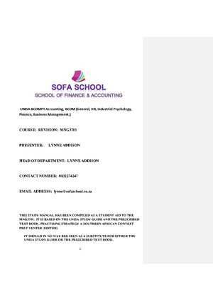 MNG3701 Study Guide - Only study guide for MNG Semesters 1 & 2 ...